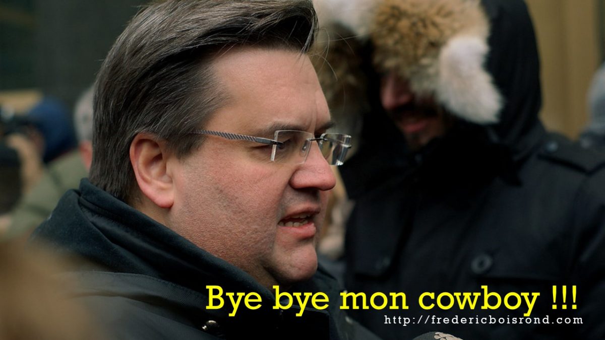 BYE BYE MON COWBOY !!! - Frederic Boisrond